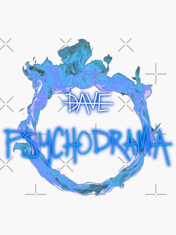 "Dave Psychodrama" Sticker for Sale by PincraftArt | Redbubble