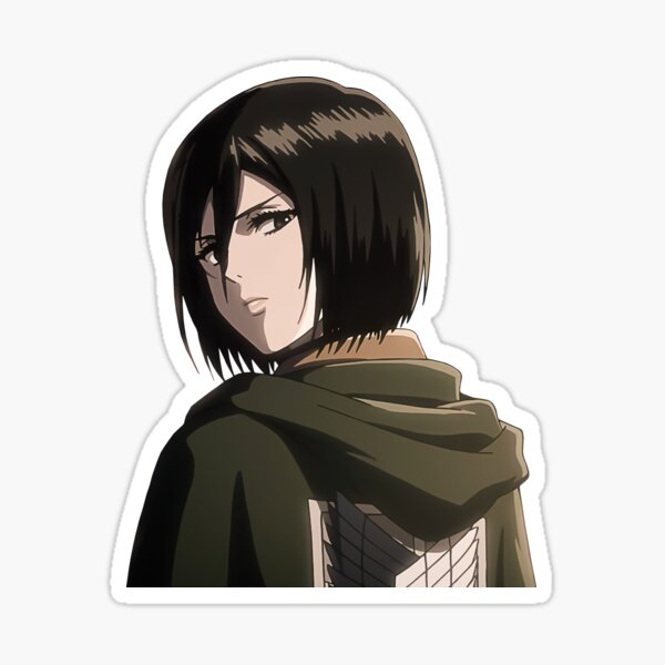 "Mikasa Ackerman - Attack on Titan" Sticker for Sale by CookieStyle ...