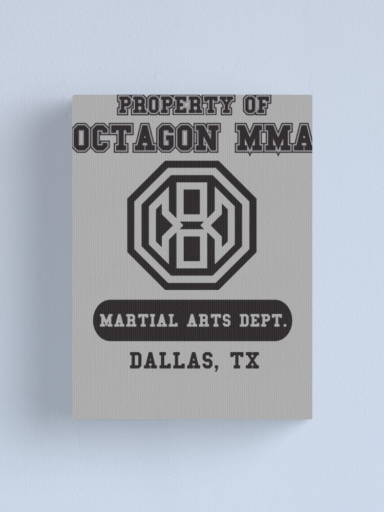 "Octagon MMA Property Logo" Canvas Print by octagonmma | Redbubble