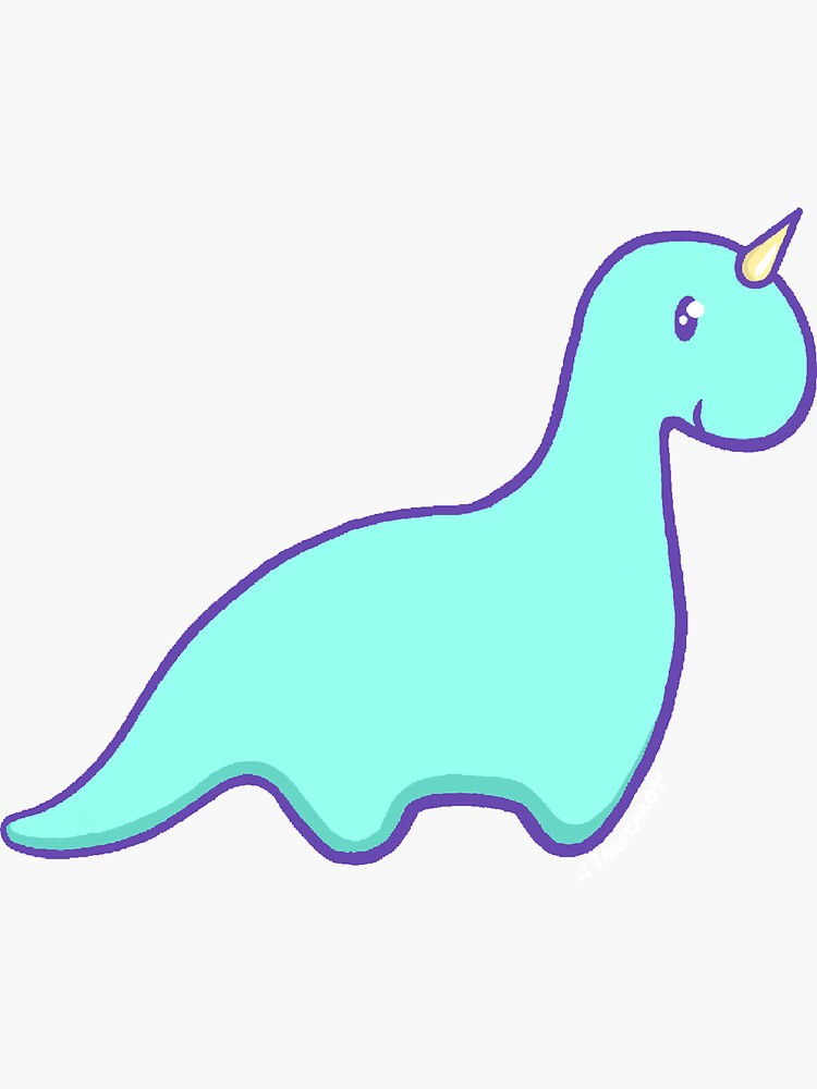 "Dinocorn OG" Sticker for Sale by TaroxxCaro | Redbubble