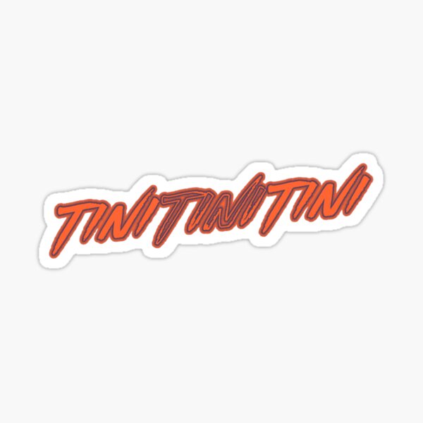 "Logo TINI TINI TINI" Sticker for Sale by TiniBelgicaFCO | Redbubble