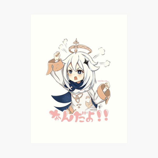 "Angry Paimon" Art Print for Sale by maxibillity | Redbubble