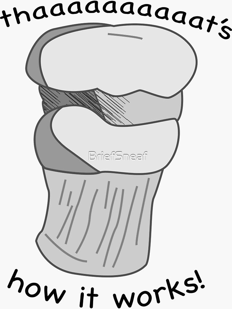 "How the World Works" Sticker for Sale by BriefSneaf | Redbubble