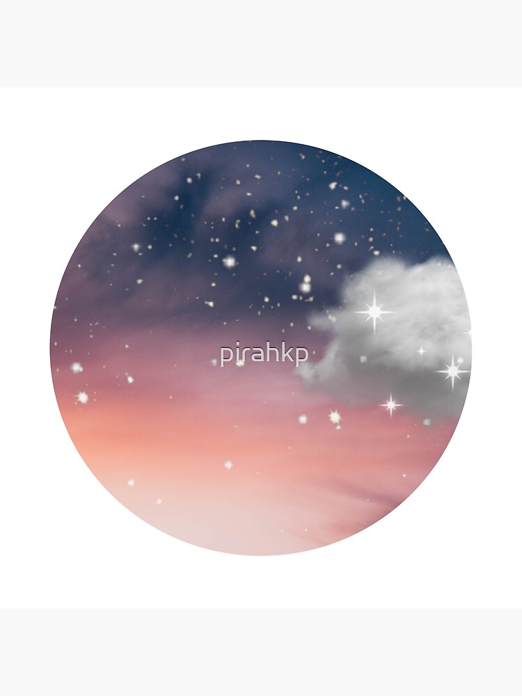 "Aesthetic Circle Sticker" Poster for Sale by pirahkp | Redbubble