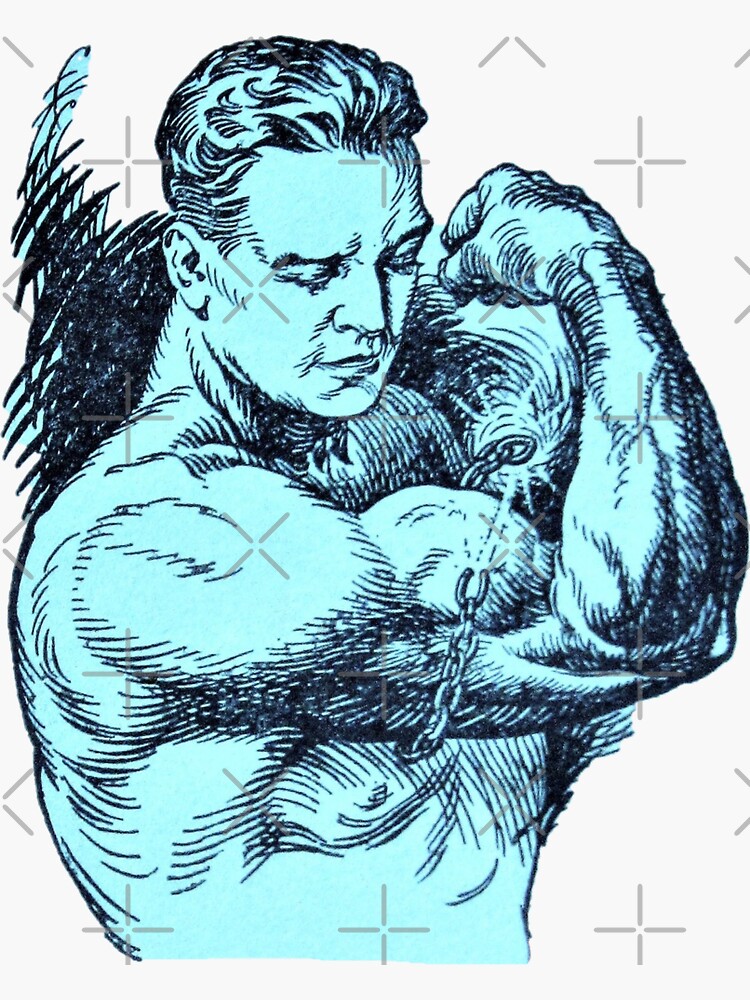 "George Jowett Molding A Mighty Arm" Sticker for Sale by ...