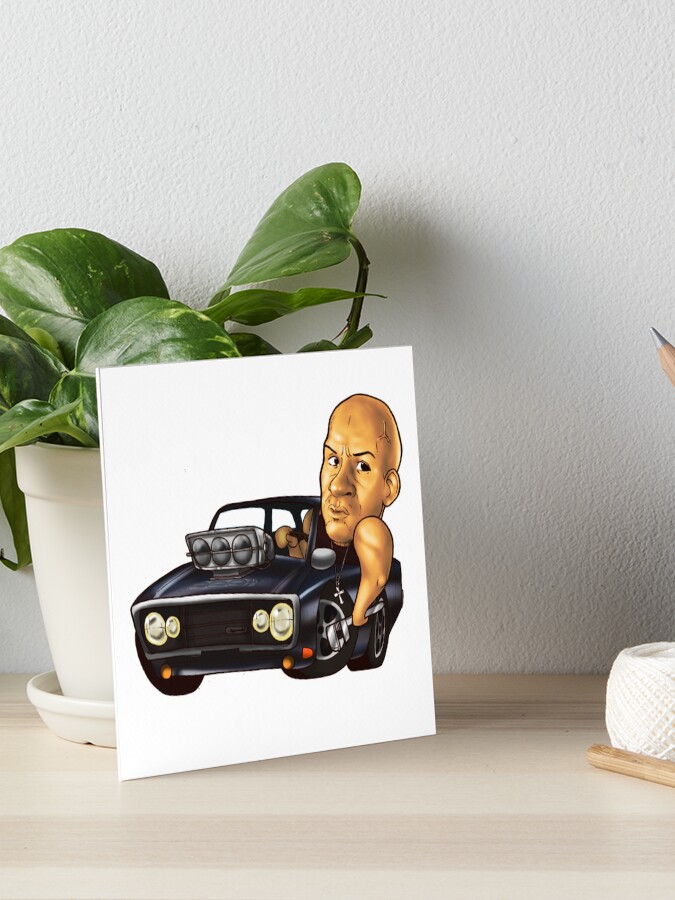 "dominic toretto" Art Board Print for Sale by Design-Busuk | Redbubble