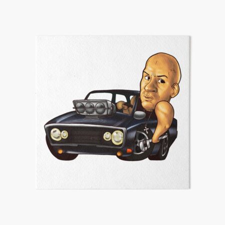 "dominic toretto" Art Board Print for Sale by Design-Busuk | Redbubble