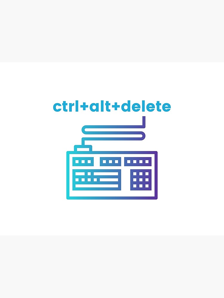 "ctrl alt delete / keyboard / gamer / gaming" Poster for Sale by KShads ...