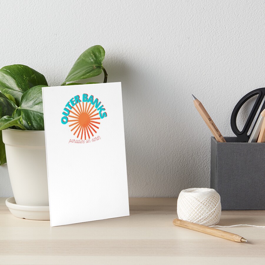 "OUTER BANKS LOGO" Art Board Print for Sale by CCBS | Redbubble