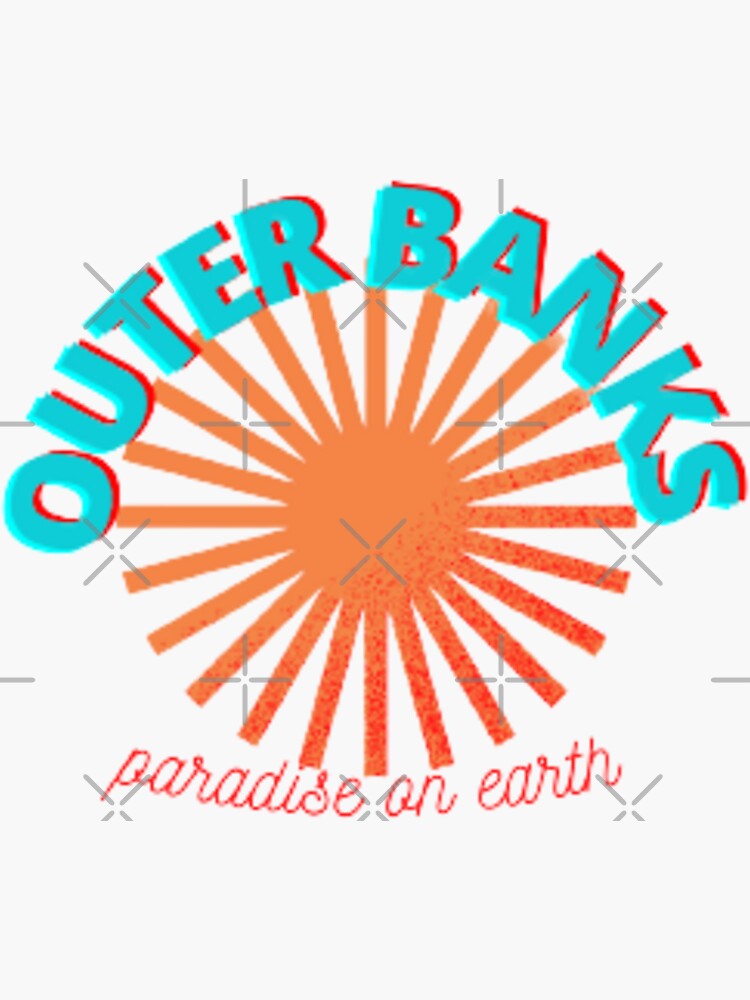 "OUTER BANKS LOGO" Sticker for Sale by CCBS | Redbubble