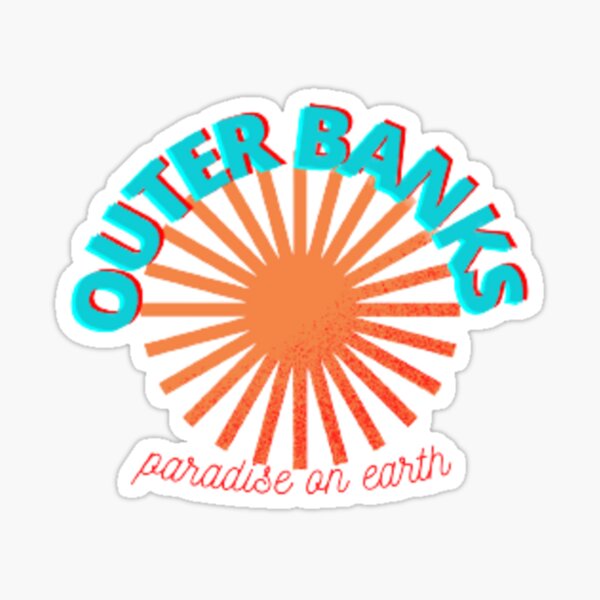 "OUTER BANKS LOGO" Sticker for Sale by CCBS | Redbubble