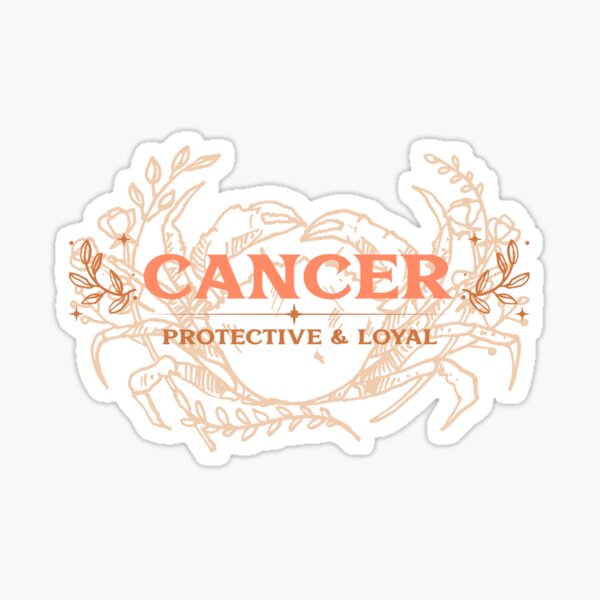 "cancer, zodiac sign," Sticker for Sale by The-ArtBank | Redbubble