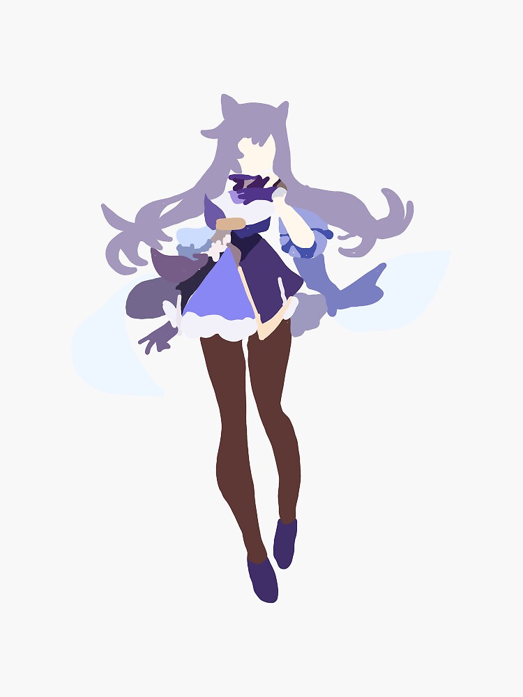 "Keqing Sticker" Sticker for Sale by kayskeqing | Redbubble