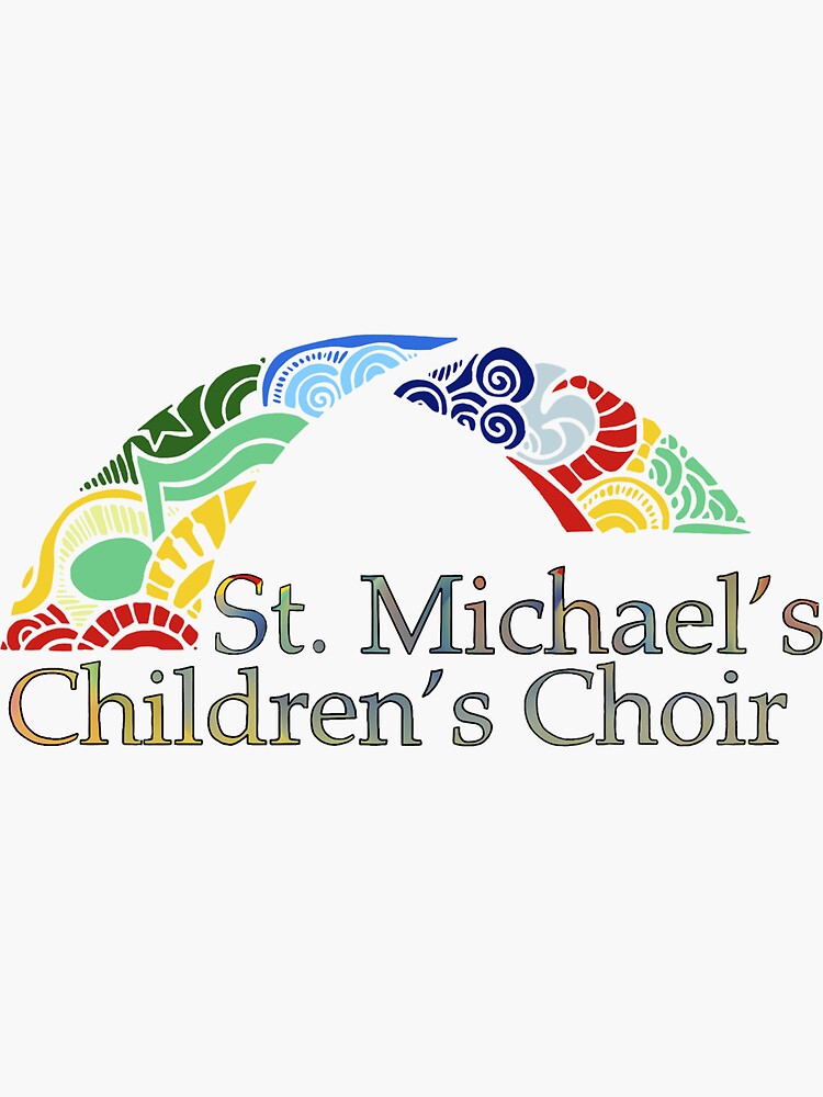 "Children's Choir Logo" Sticker for Sale by WorstDesigns | Redbubble