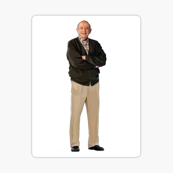 "Frank Barone Peter Boyle" Sticker for Sale by fantasyandstuff | Redbubble