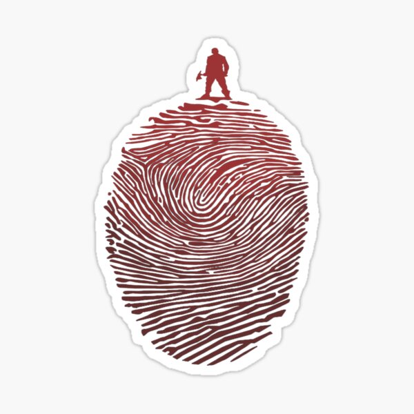 "Fingerprint" Sticker for Sale by bashiq | Redbubble