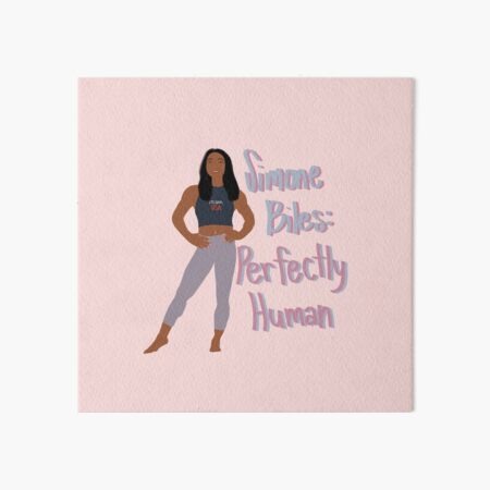 "Simone Biles: Mental Health Matters, Olympics" Art Board Print for ...