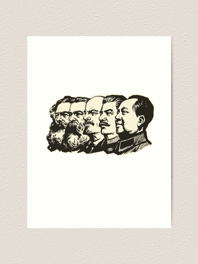 "Karl Marx, Friedrich Engels, Vladimir Lenin, Joseph Stalin and Mao ...