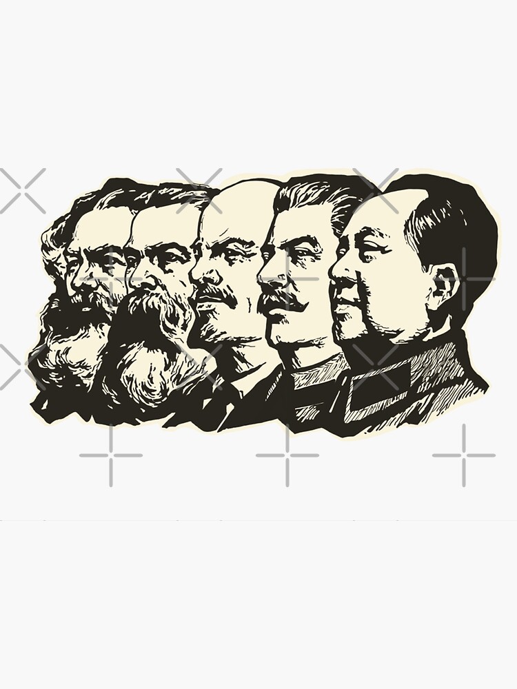 "Karl Marx, Friedrich Engels, Vladimir Lenin, Joseph Stalin and Mao ...