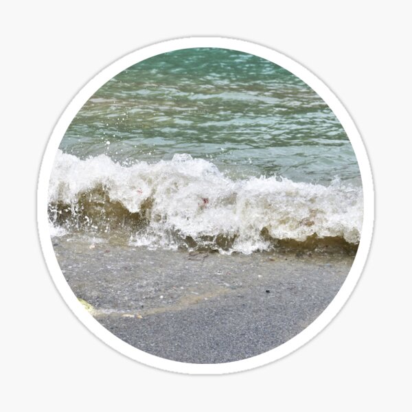 "Salty Waves 2" Sticker for Sale by Meggie-moos | Redbubble