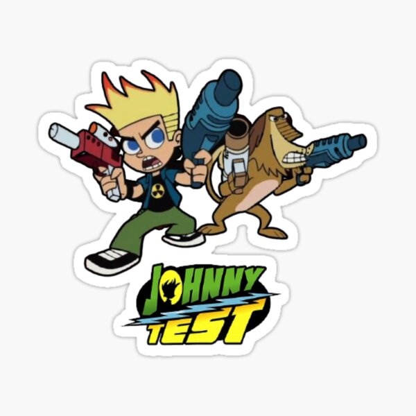 Pegatina «El teletoon de Johnny Test» de Hr29 | Redbubble
