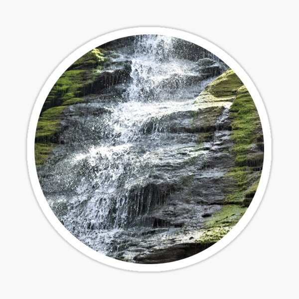 "Waterfall" Sticker for Sale by Meggie-moos | Redbubble