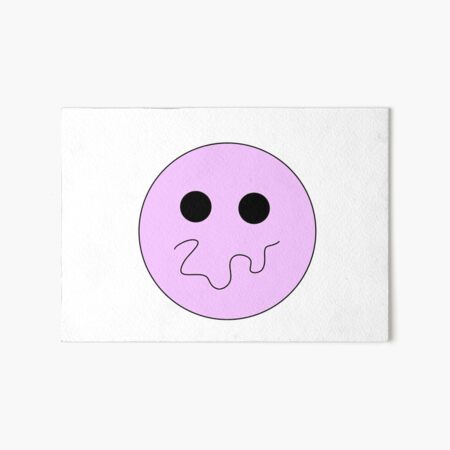 "Wiggly smiley face" Art Board Print by cloudlagoon | Redbubble