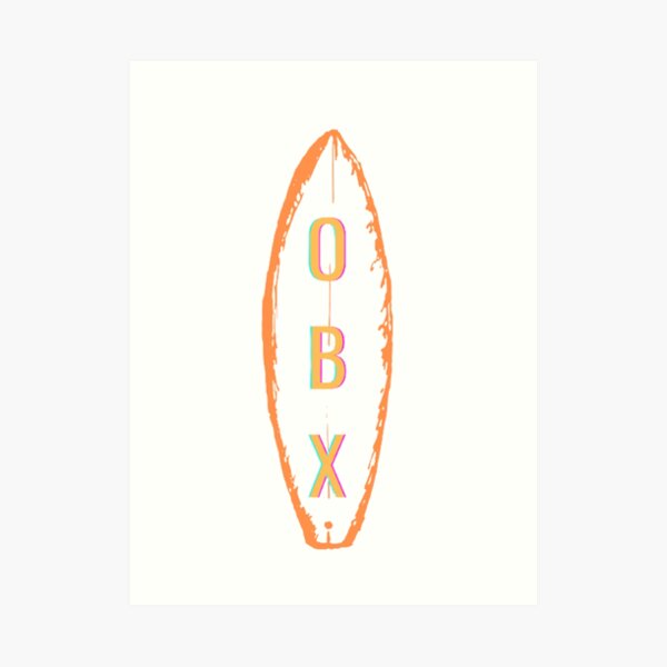 "OUTER BANKS LOGO" Art Print by CCBS | Redbubble