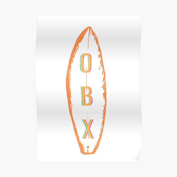 "OUTER BANKS LOGO" Poster for Sale by CCBS | Redbubble