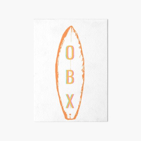 "OUTER BANKS LOGO" Art Board Print by CCBS | Redbubble