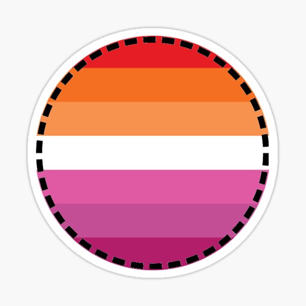 Lesbian Pride Sticker For Sale By Kingviimbi Redbubble