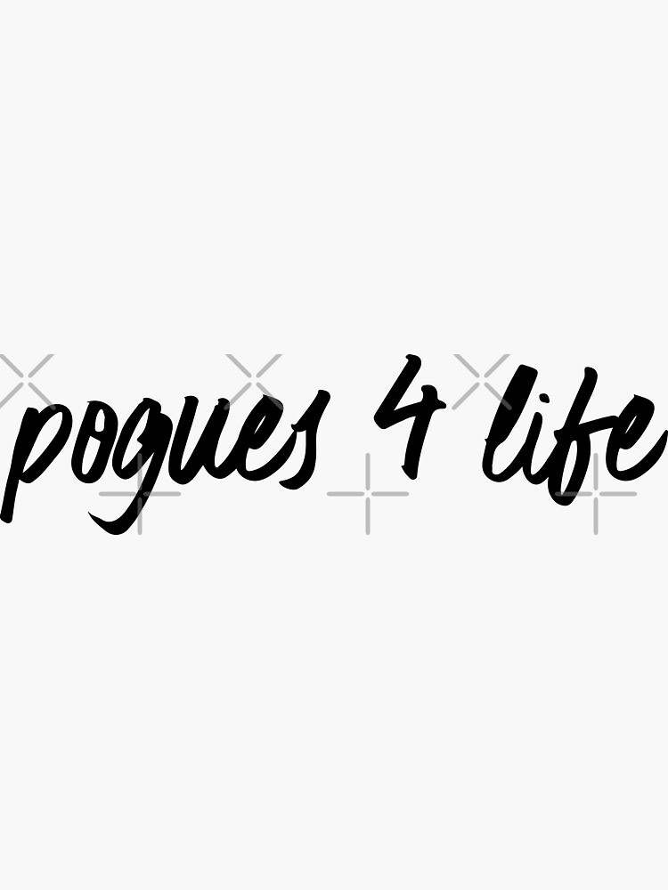 "Pogues 4 life - outer banks" Sticker for Sale by lovelinashop | Redbubble