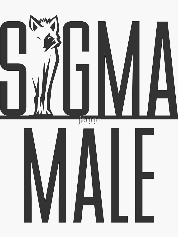 "Sigma Male Loner Wolf Lone Funny Meme" Sticker for Sale by jaygo ...