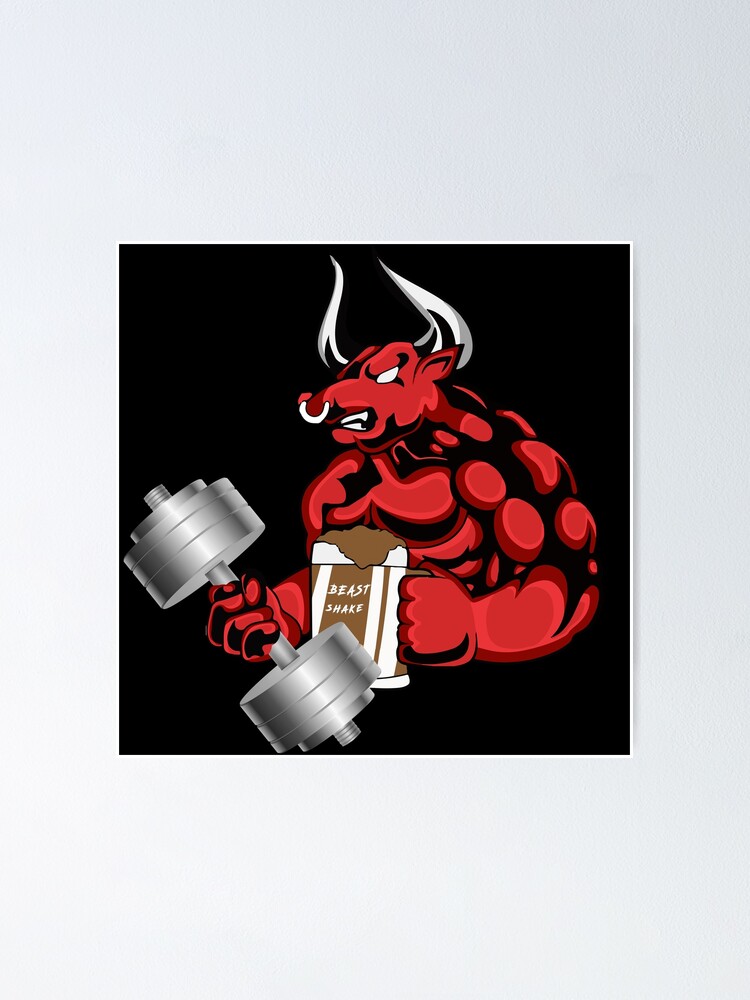 " GYM BEAST - BODYBUILDING" Poster for Sale by Ayodesign1 | Redbubble