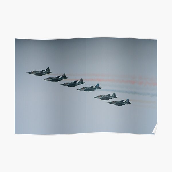 "military aircraft of Su-25 Frogfoot side view" Poster for Sale by ...