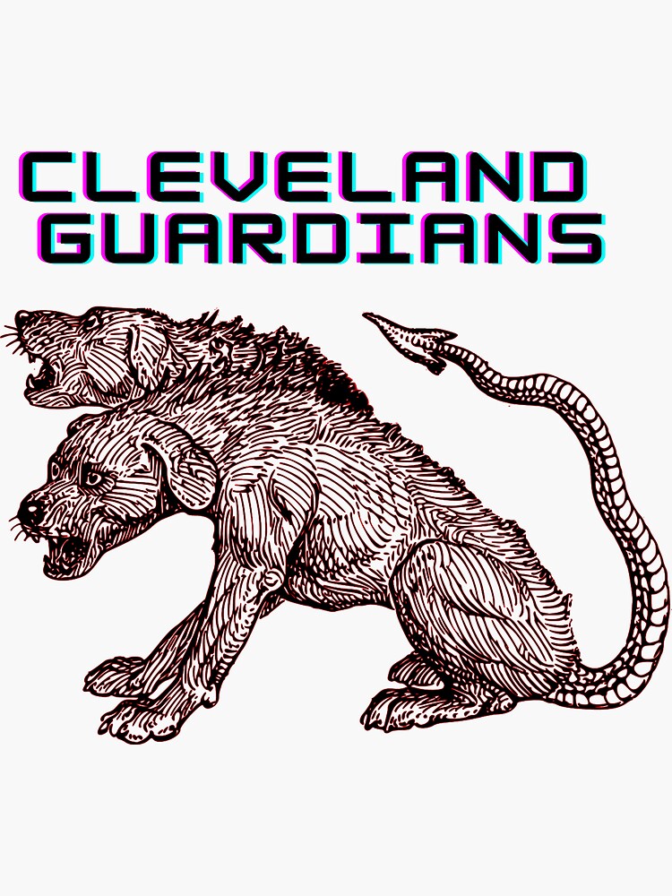 "Cleveland Guardians" Sticker for Sale by Kvcreations | Redbubble