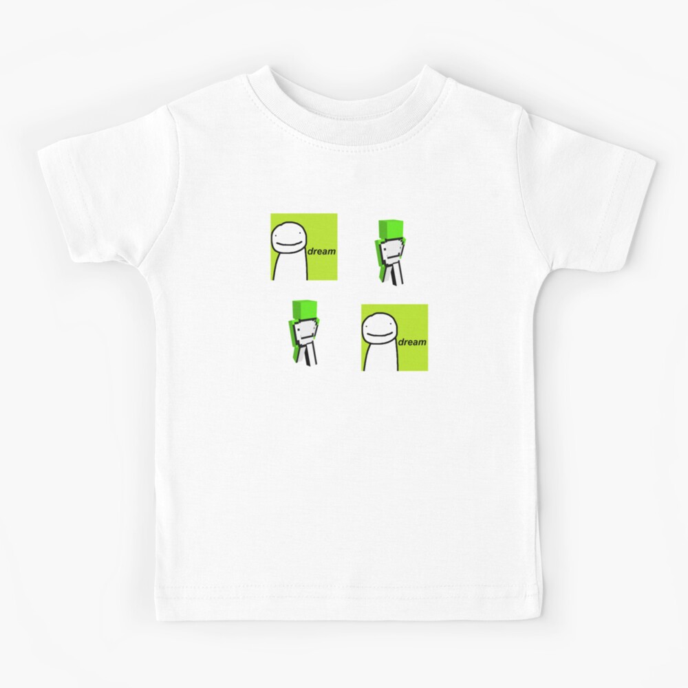 "Dream Minecraft Youtuber" Kids T-Shirt for Sale by BluePencilArt ...
