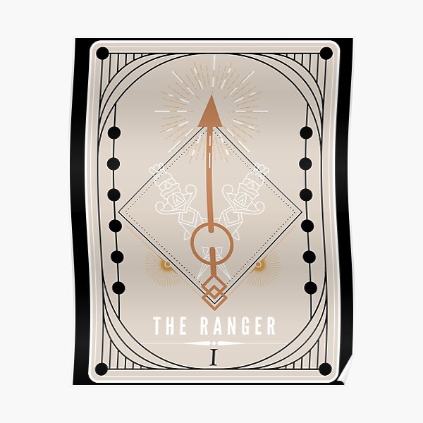 "Black Desert Online Ranger Class Tarot Card" Poster by Plansy | Redbubble