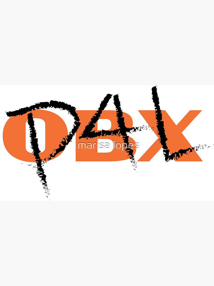 "OBX x P4L- Orange" Sticker for Sale by marisalopes | Redbubble