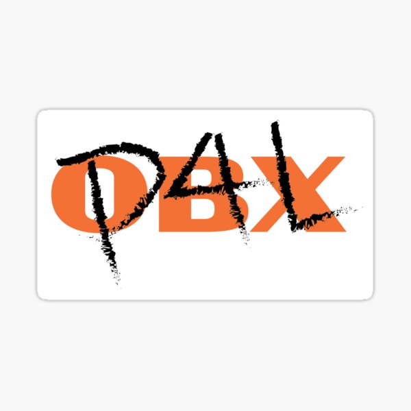 "OBX x P4L- Orange" Sticker for Sale by marisalopes | Redbubble