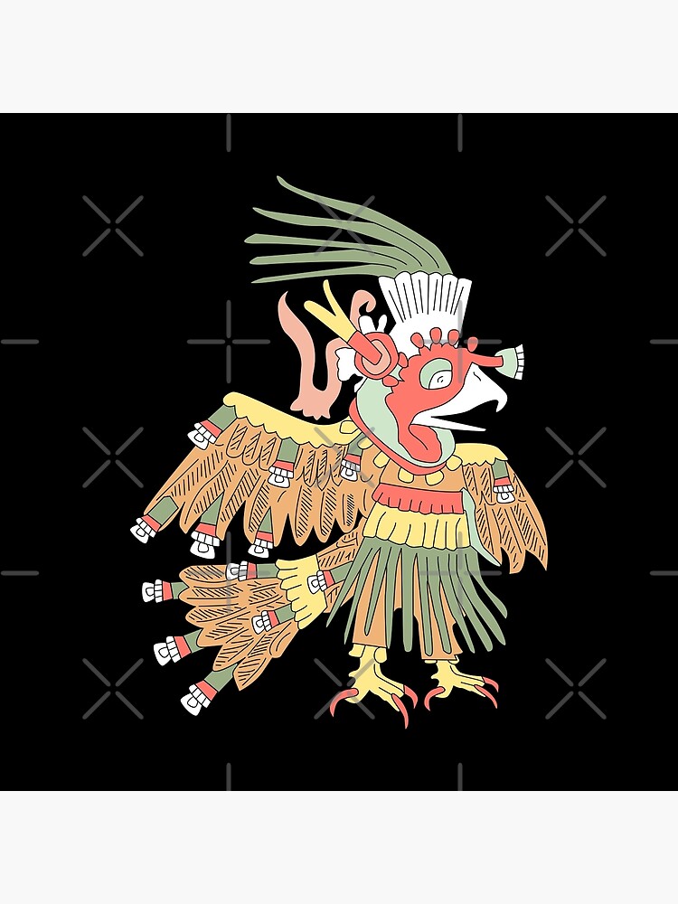 "Aztec Deity Chalchiuhtotolin "Jade Turkey", God of Disease and Plague ...