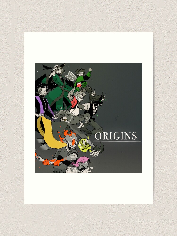 "Minecraft Origins Group Action Pose" Art Print by Gooldfishh | Redbubble