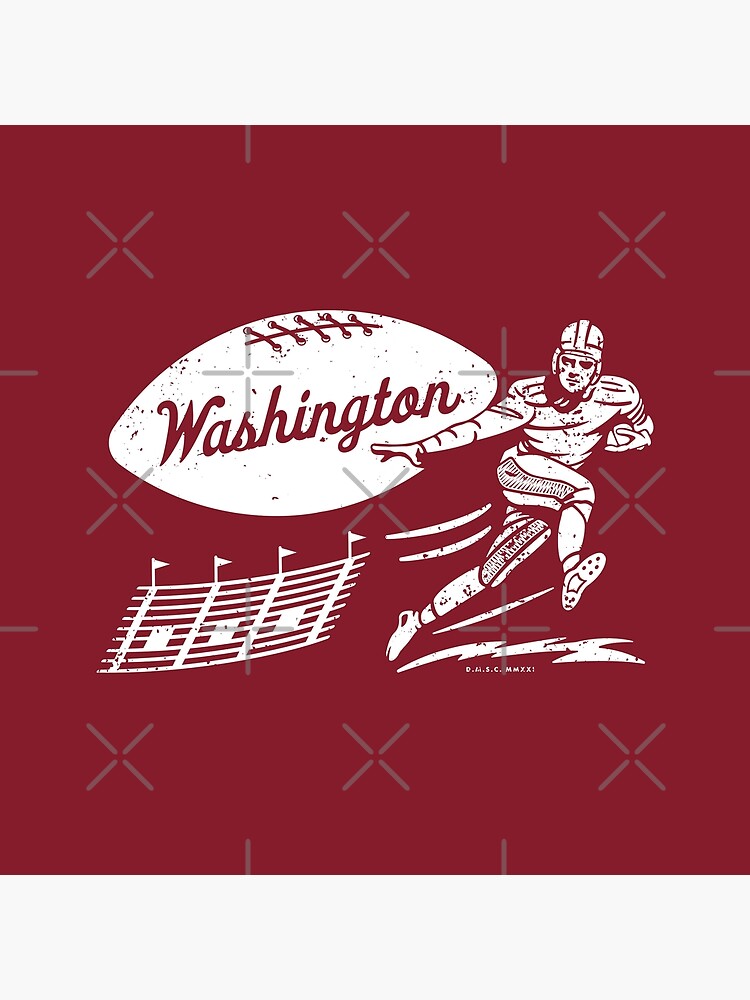 "Vintage Football - Washington Commanders (White Washington Wordmark ...