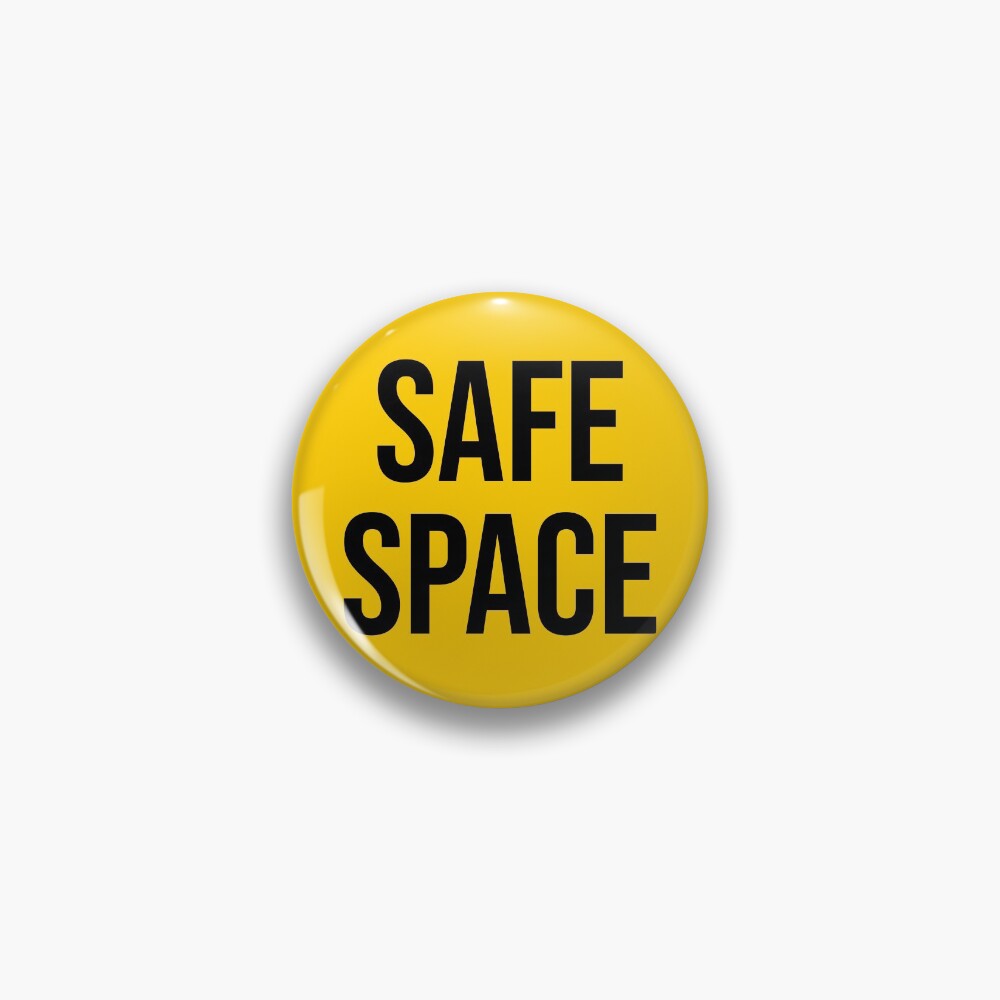 "Safe space traffic sign" Sticker for Sale by DeliriousSteve | Redbubble