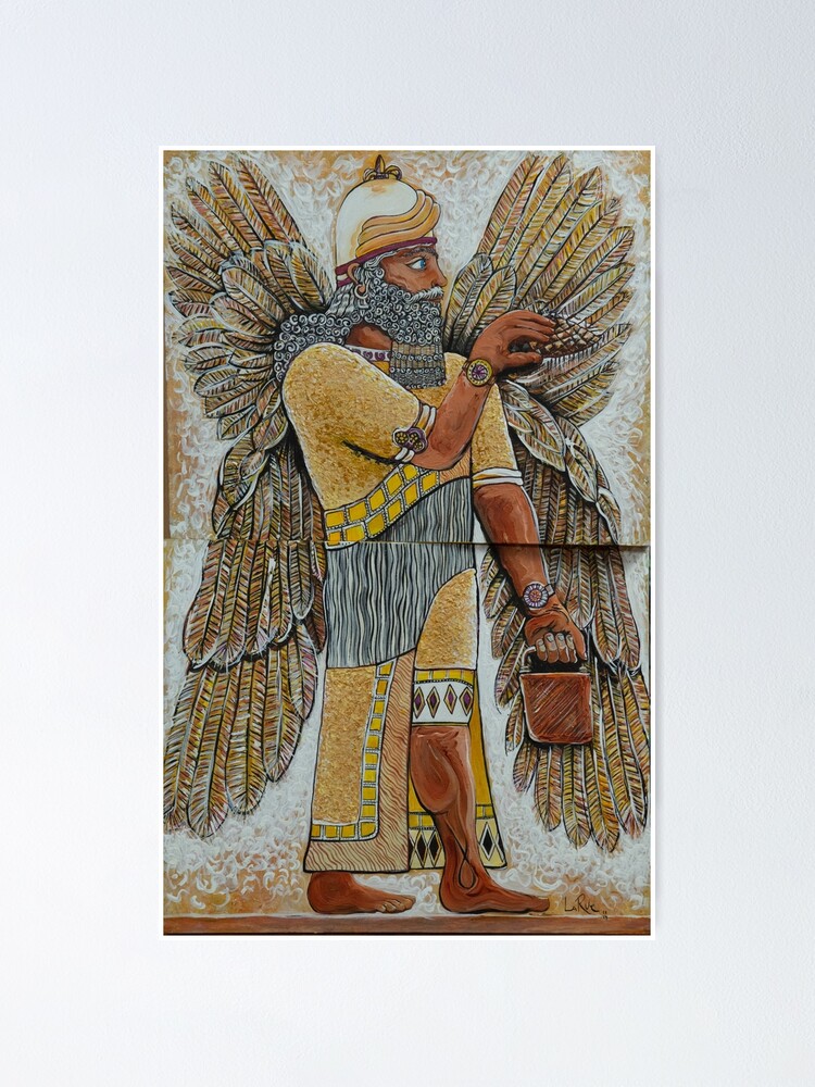 "Enki the Anunnaki" Poster for Sale by oz10 | Redbubble