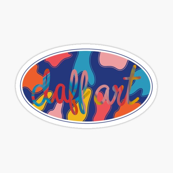 "Daffodil Art Logo" Sticker by DaffArt | Redbubble