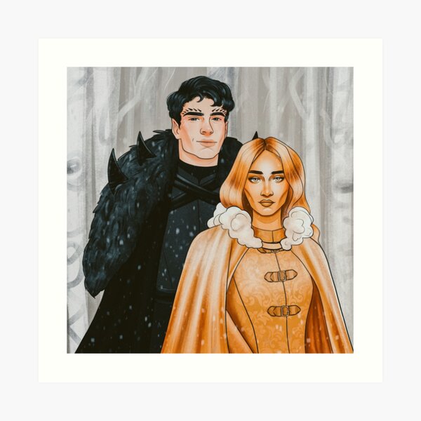 "Commander Rip and Auren (The Plated Prisoner Series) " Art Print for ...