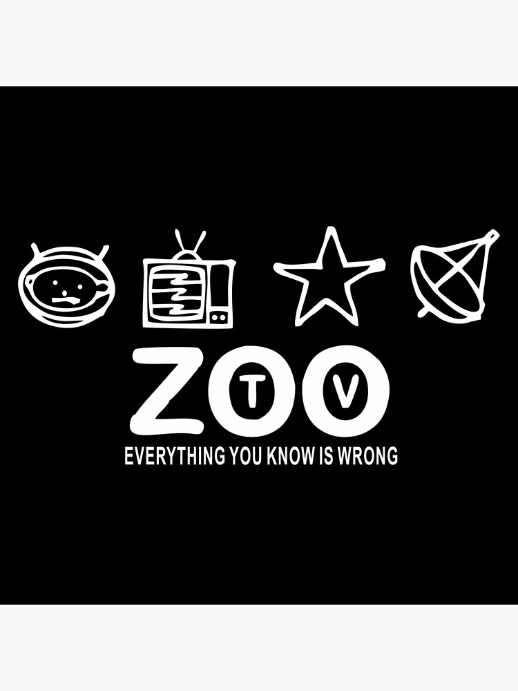 "U2 - Zoo TV." Poster for Sale by Luckylily | Redbubble