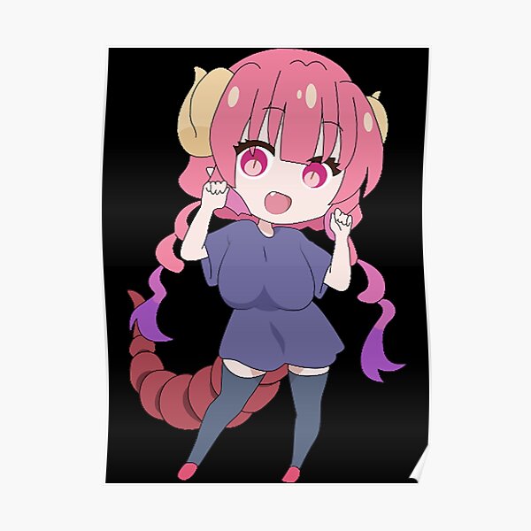 "Ilulu Miss Kobayashis Dragon maid " Poster by lanaifyke | Redbubble