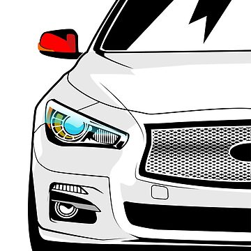 "Q50" Sticker for Sale by CopiPanilArt | Redbubble